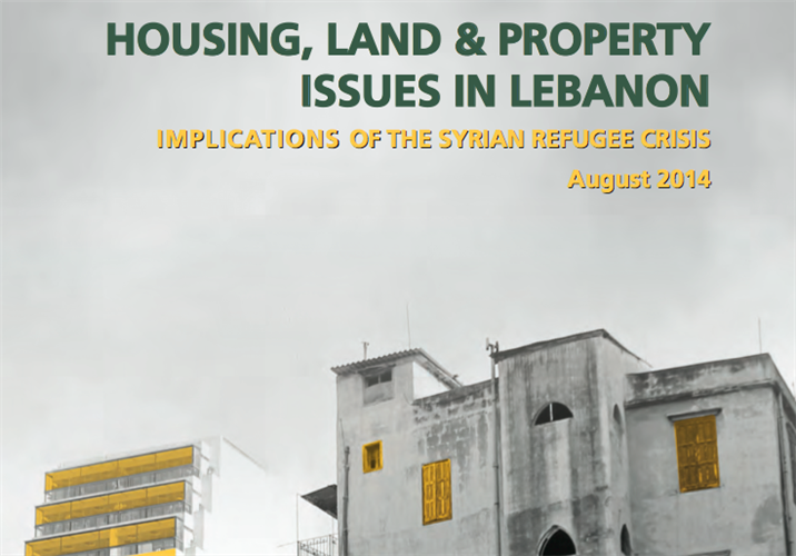 New Report: Housing, Land and Property Issues in Lebanon