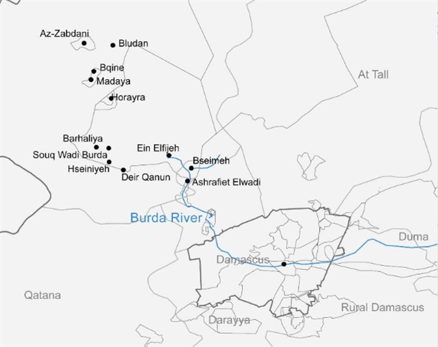 UNOCHA Update on Wadi Barada, Syria