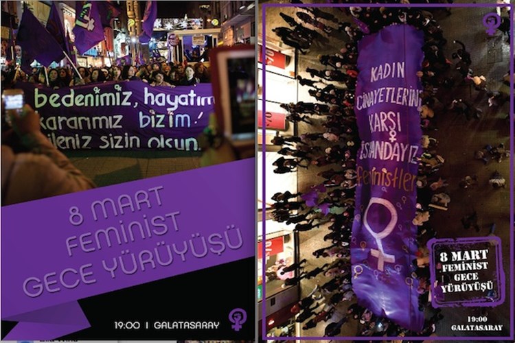 We the Women Are in Taksim in Istanbul on the 8th of March!