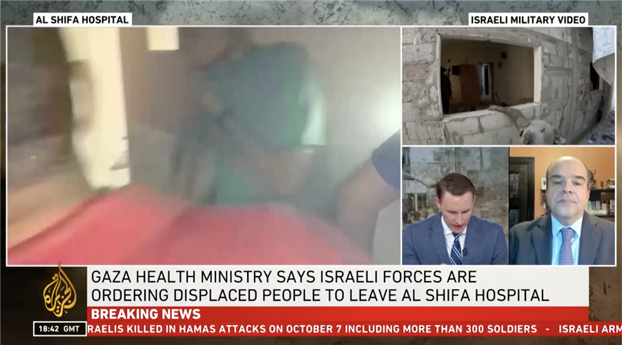 Mouin Rabbani on Al Jazeera English: Why Did Israel Raid Al Shifa Hospital?